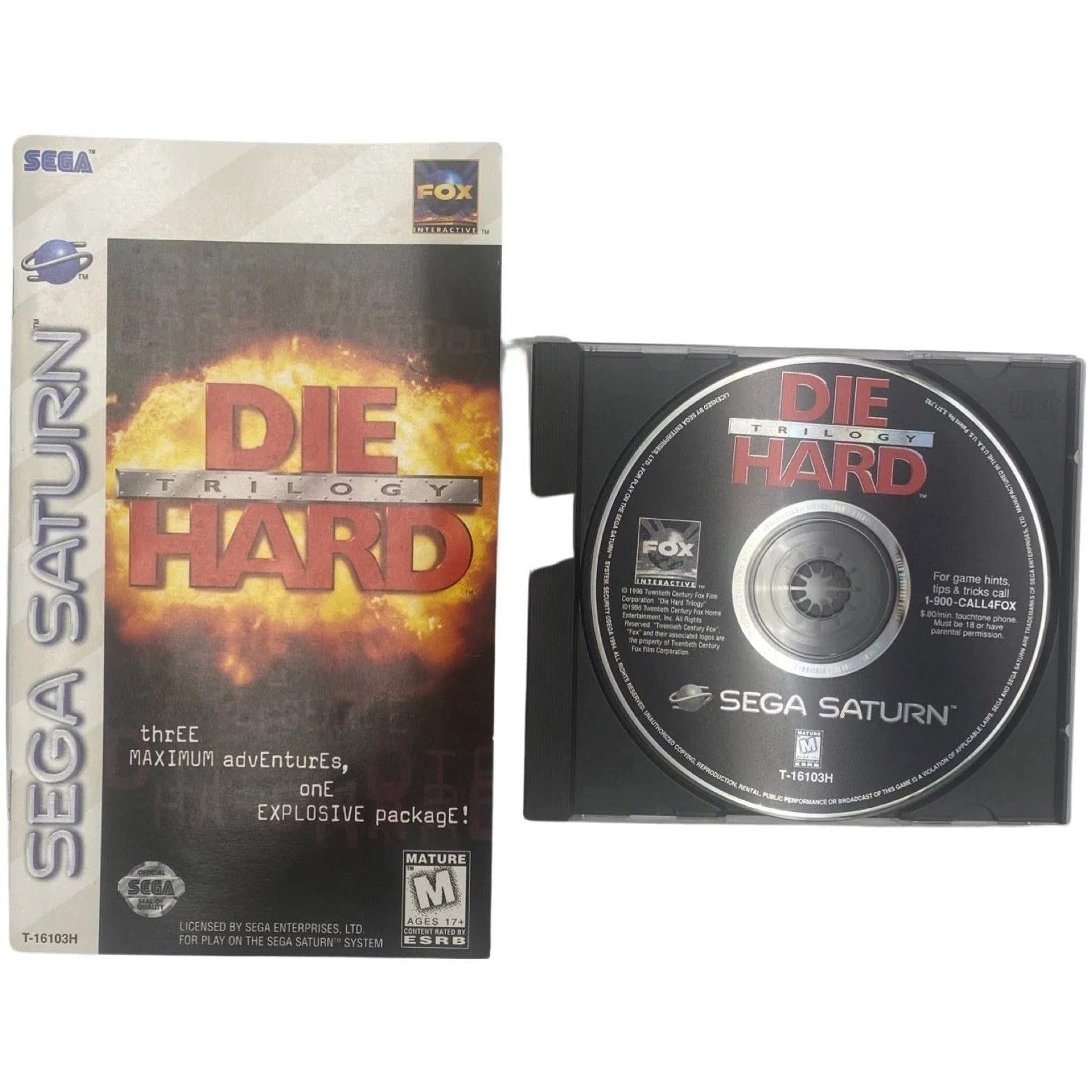 Die Hard Trilogy - Sega Saturn