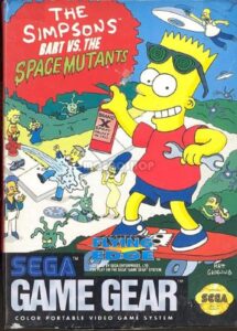 the simpsons: bart vs. the space mutants - sega game gear