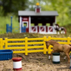 59197 Stablemates Red Stable Set with Two Horses, N/a