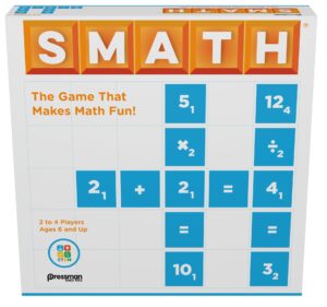 pressman smath - the game that makes math fun! multicolor, 5"