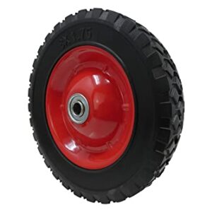 Shepherd 9594 Semi Pneumatic Sawtooth Tread Replacement Wheels