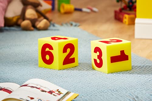 Learning Resources Giant Soft Cubes - Numerals