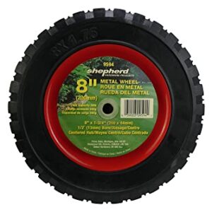 Shepherd 9594 Semi Pneumatic Sawtooth Tread Replacement Wheels