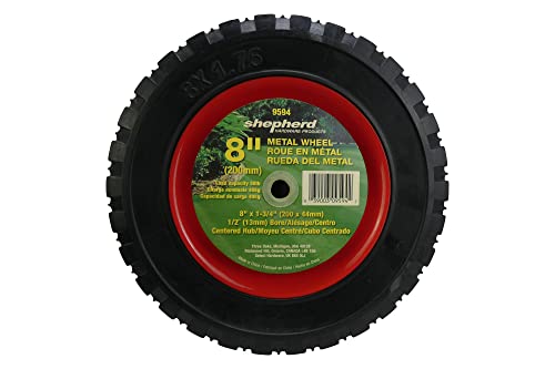 Shepherd 9594 Semi Pneumatic Sawtooth Tread Replacement Wheels