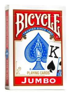 springbok bicycle poker size jumbo index playing cards (colors may vary)