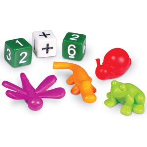 Learning Resources Sum Swamp Game Addition & Subtraction Game - 8 Pieces, Ages 5+, Math Games for Kids, Educational Kids Games, Kindergarten Math Board Games Gifts for Boys and Girls