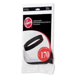 hoover belt, flat power drive type 170 wind tunnel (pack of 2), no size, black