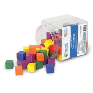 Learning Resources Wooden Color Cubes