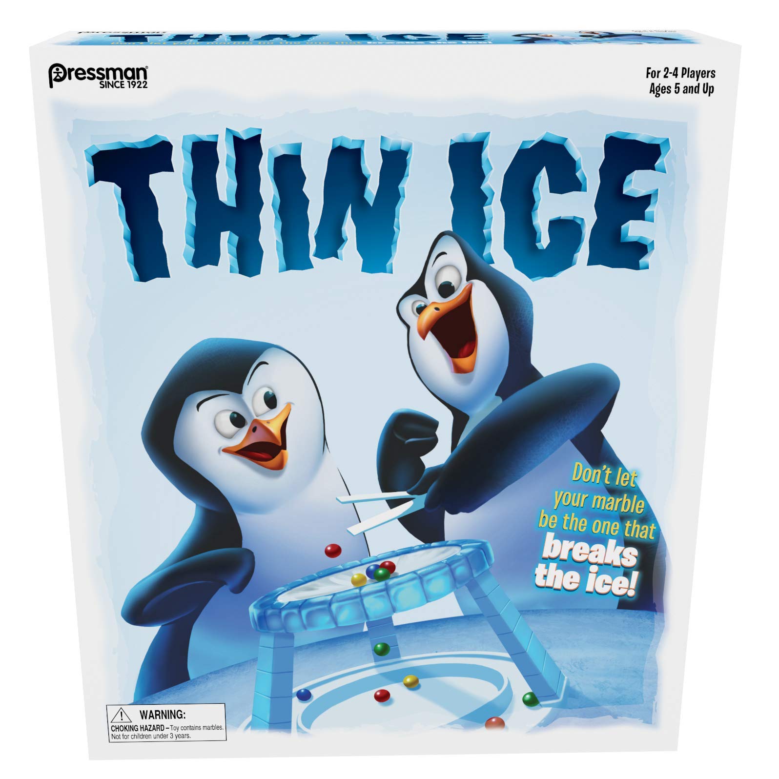 Pressman Thin Ice Game - Don't Let Your Marble Be The One That Breaks The Ice