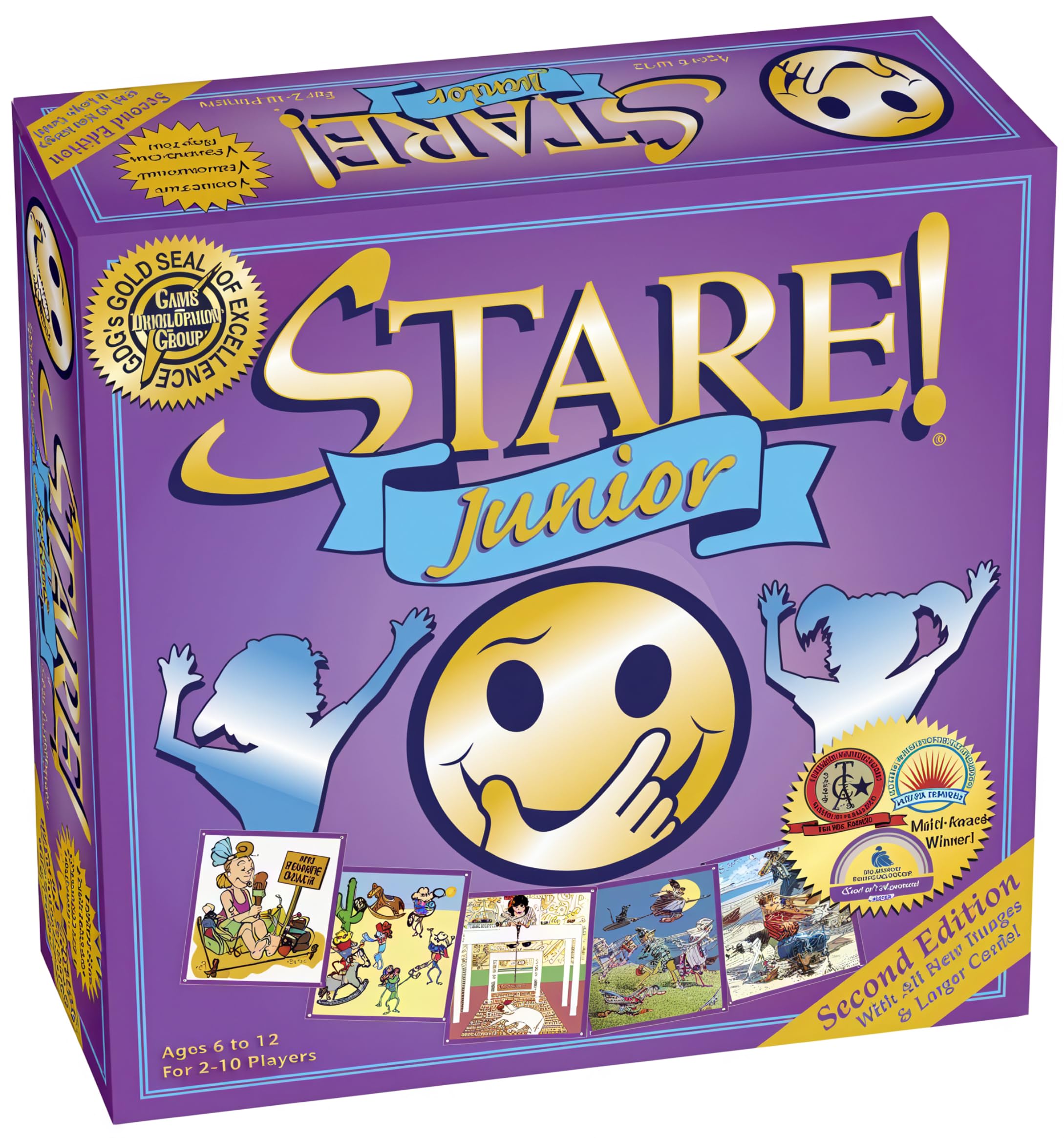 Stare Junior — The Exciting, Award-Winning Game of Memory and Observation — Fun & Educational for The Whole Family, Ages 6 and Up