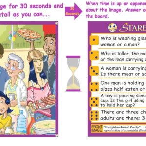 Stare Junior — The Exciting, Award-Winning Game of Memory and Observation — Fun & Educational for The Whole Family, Ages 6 and Up