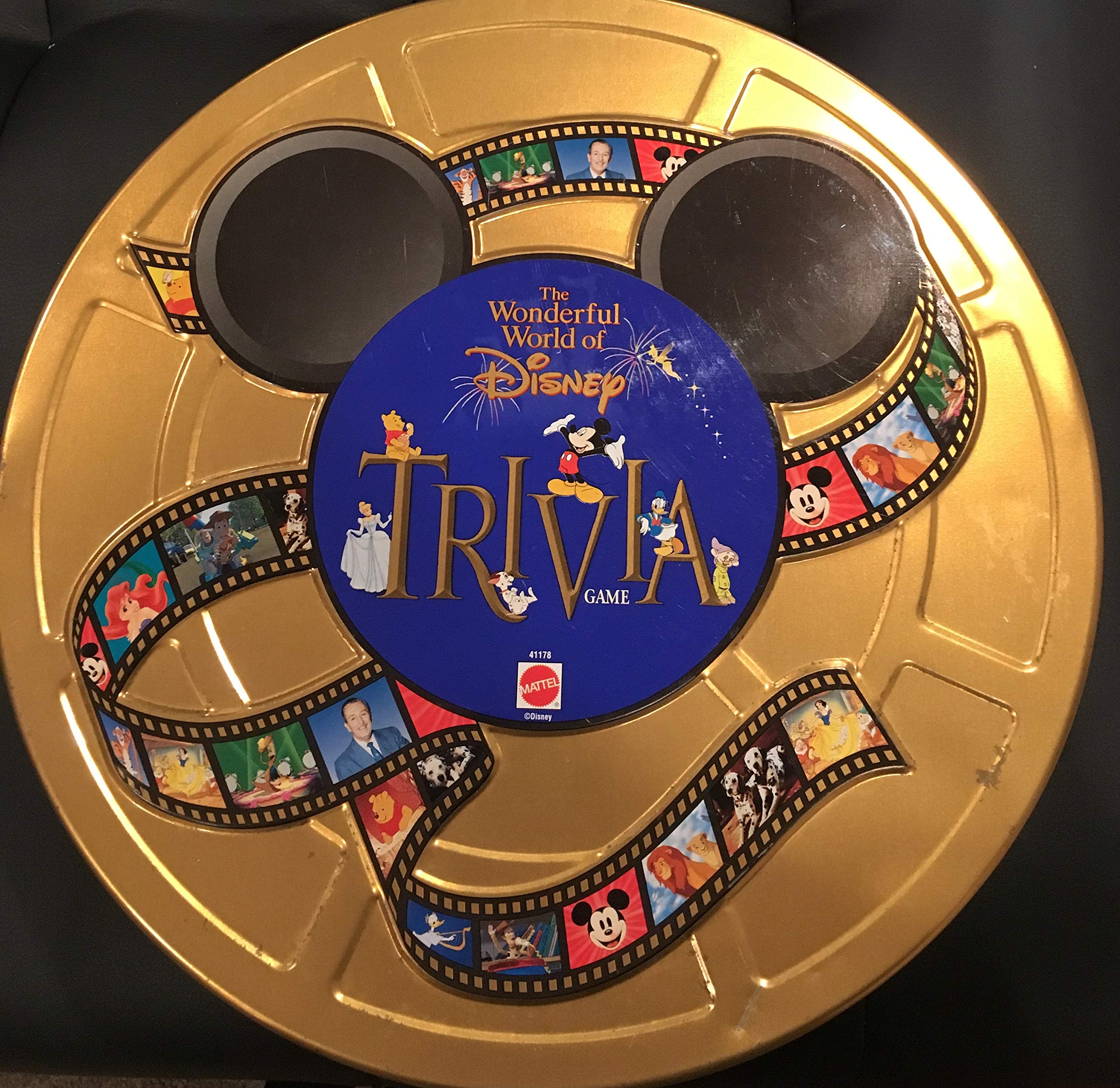 Wonderful World of Disney Trivia Game in Collectible Tin