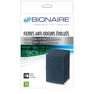 Bionaire A1260C Carbon Replacement Filters, 4-pack