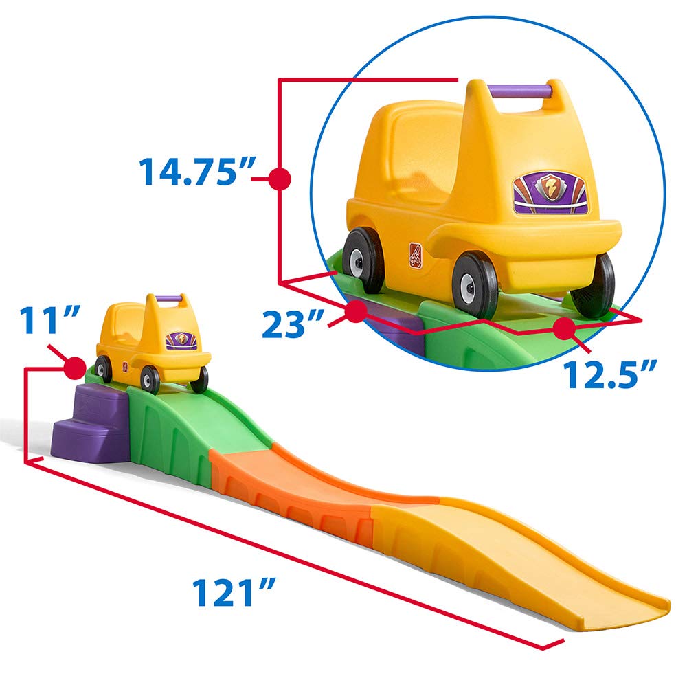 Step2 Up & Down Roller Coaster Ride On, Multicolor (711400)