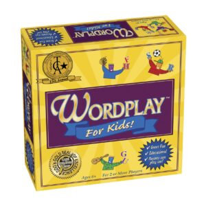 wordplay for kids — the fast-paced, award-winning game where kids race to create words — fun & educational for the whole family, ages 6 & up