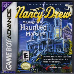 nancy drew: message in a haunted mansion - game boy advance