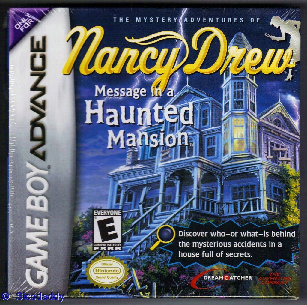 Nancy Drew: Message in a Haunted Mansion - Game Boy Advance