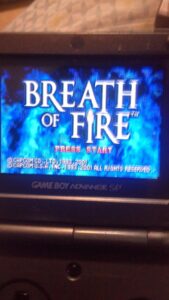 breath of fire - game boy advance