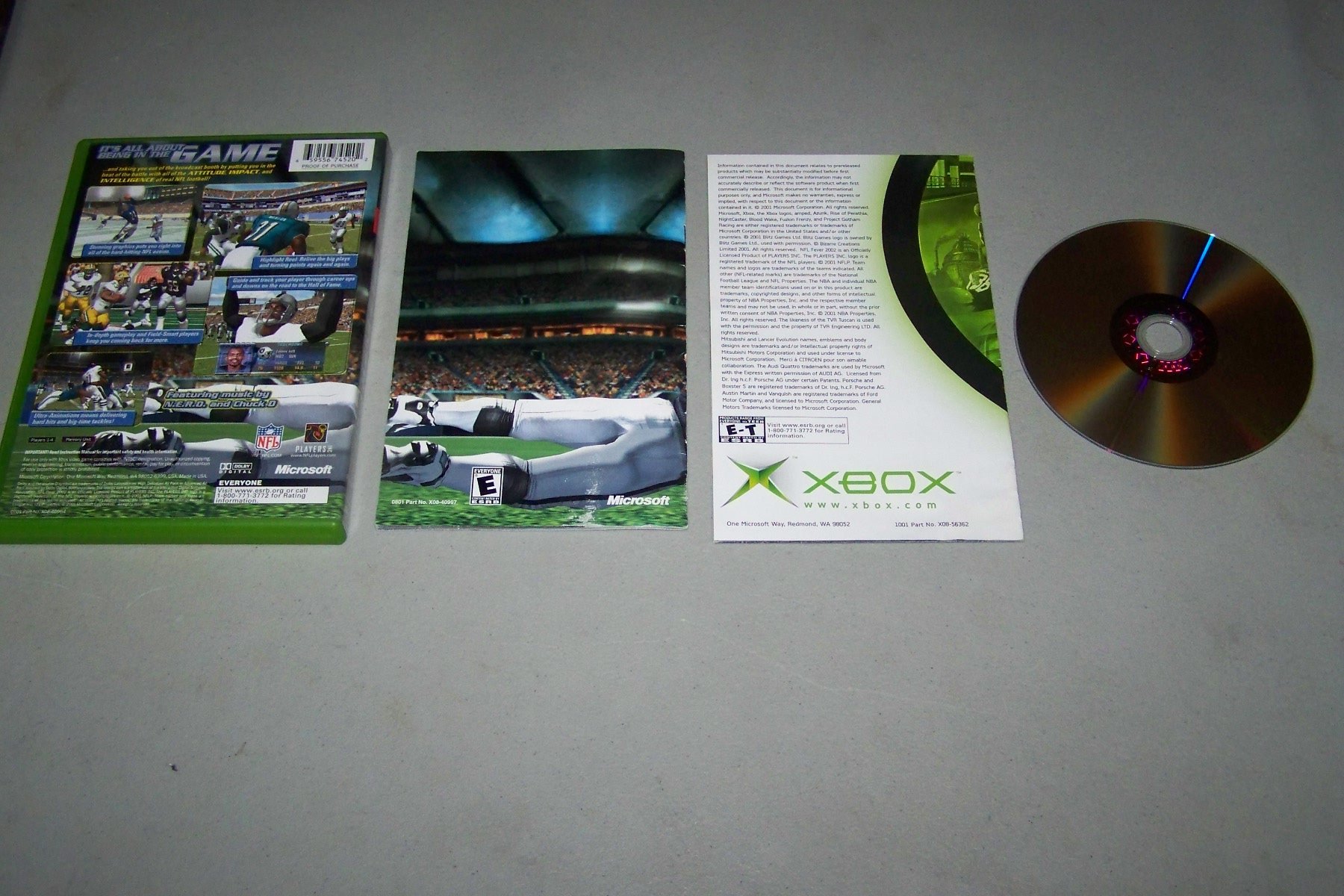 NFL Fever 2002 - Xbox