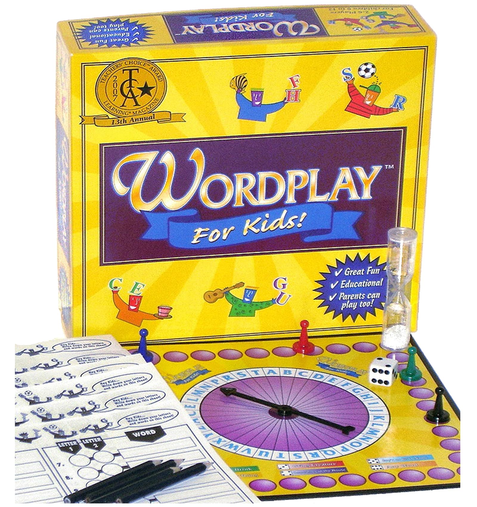 Wordplay for Kids — The Fast-Paced, Award-Winning Game Where Kids Race to Create Words — Fun & Educational for The Whole Family, Ages 6 & Up