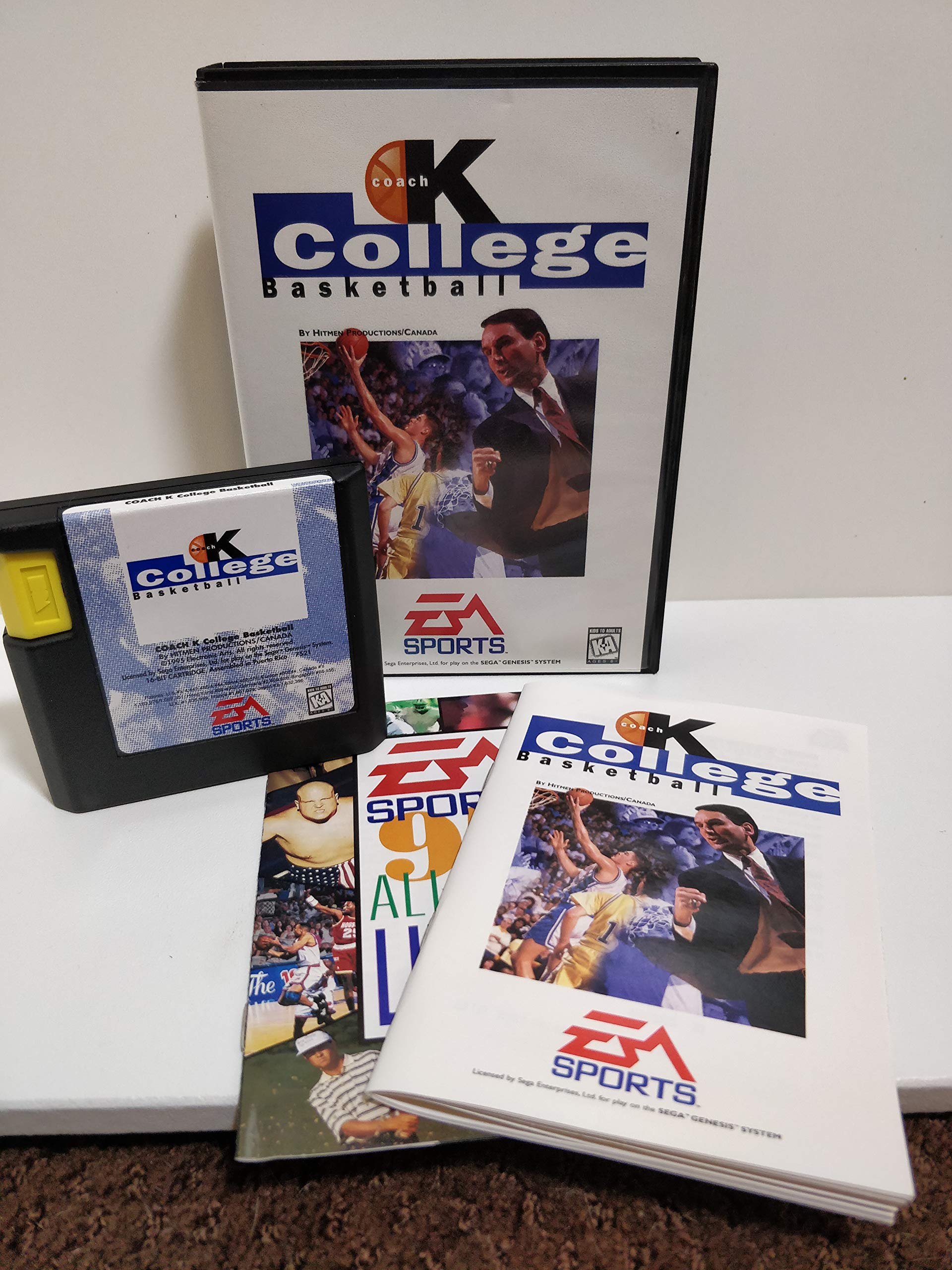 Coach K College Basketball - Sega Genesis