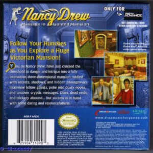 Nancy Drew: Message in a Haunted Mansion - Game Boy Advance