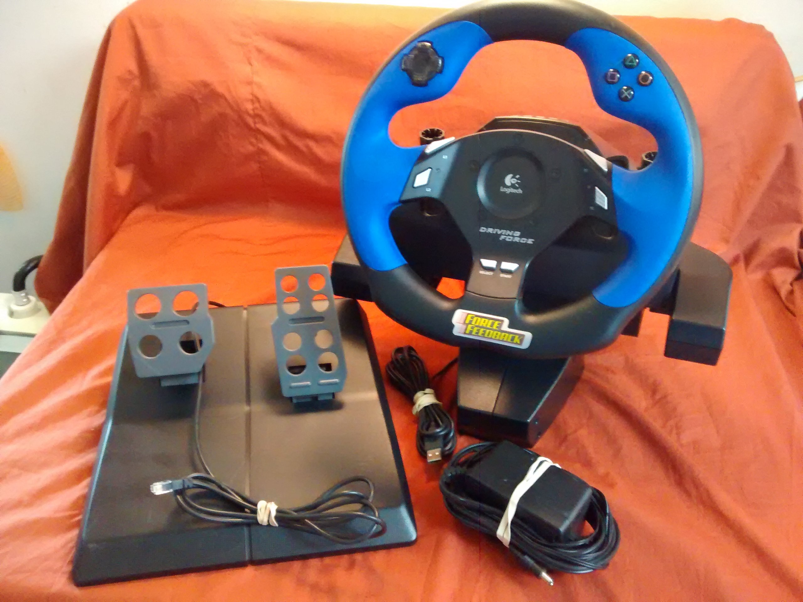 Logitech Driving Force Wheel for PlayStation 2