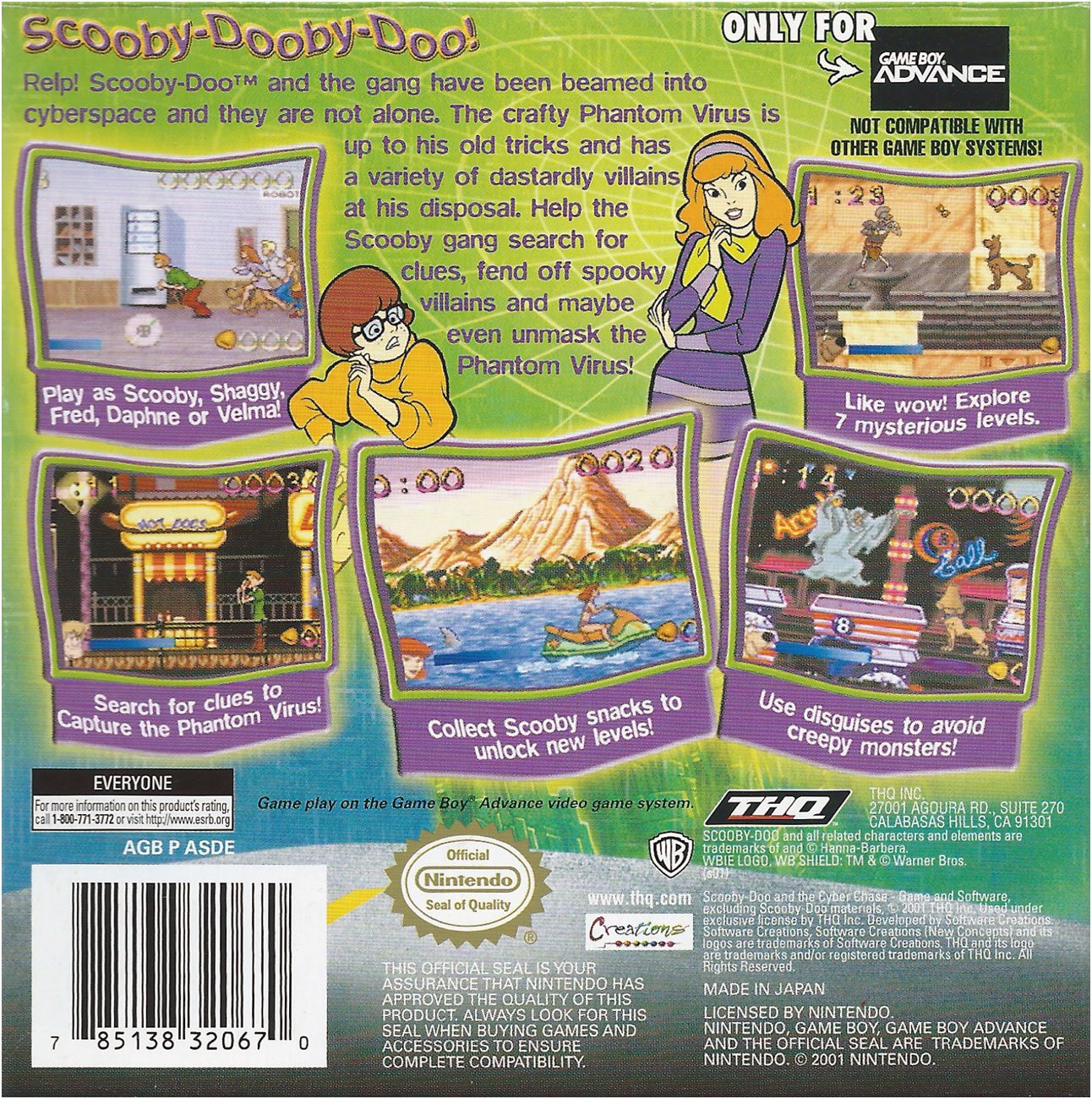 Scooby-Doo and the Cyber Chase - Game Boy Advance