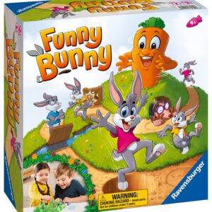 Ravensburger Funny Bunny Game - Engaging Family Board Game for Kids and Adults | Quick Gameplay | Easy-to-Follow Instructions | Unique Replay Value | Ages 4 and Up