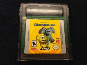 disney/pixar monsters, inc. - gameboy color