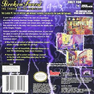 Broken Sword: The Shadow of the Templars - Game Boy Advance