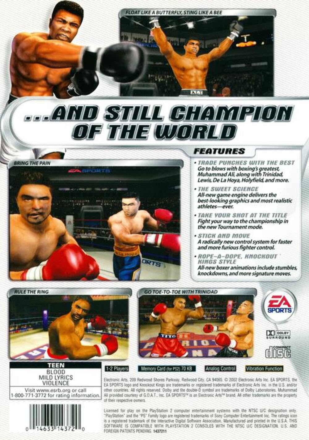 Knockout Kings 2002 - PlayStation 2