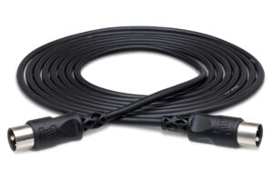 hosa midi20 midi cable - 20 feet black