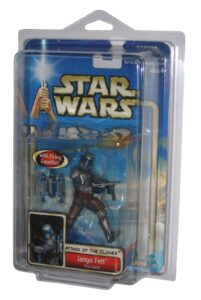 star wars attack of the clones figure: jango fett (final battle)