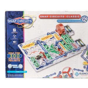 Snap Circuits Classic SC-300 Electronics Exploration Kit | Over 300 Projects | Full Color Manual Parts | STEM Educational Toy for Kids 8+ 2.3 x 13.6 x 19.3 inches