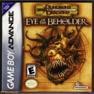 dungeons & dragons: eye of the beholder - game boy advance