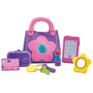 kidoozie my first purse, fun and educational, for toddlers and preschoolers, encourages safe play , pink