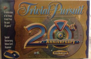 hasbro games trivial pursuit 20th anniversary