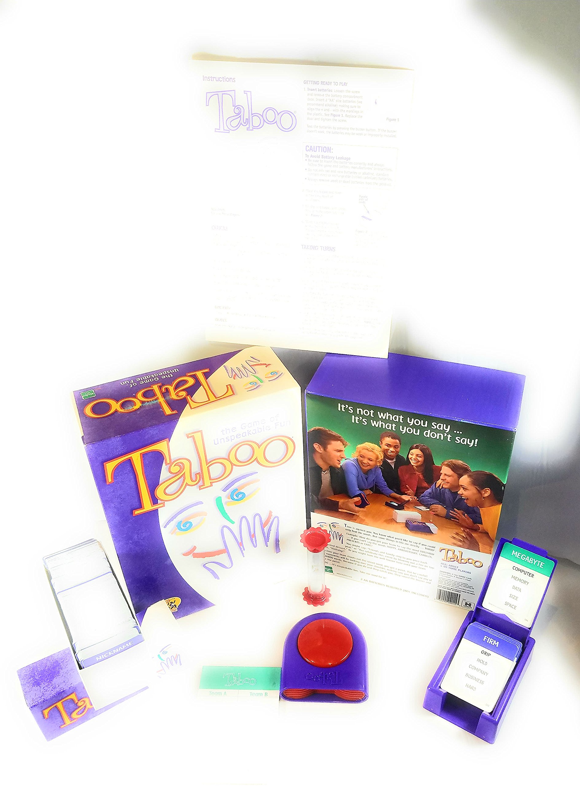 Taboo - the Game of Unspeakable Fun (2000 Edition)