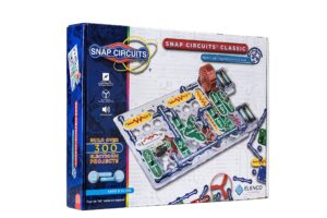 snap circuits classic sc-300 electronics exploration kit | over 300 projects | full color manual parts | stem educational toy for kids 8+ 2.3 x 13.6 x 19.3 inches