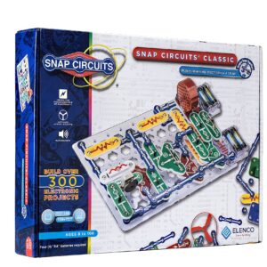 Snap Circuits Classic SC-300 Electronics Exploration Kit | Over 300 Projects | Full Color Manual Parts | STEM Educational Toy for Kids 8+ 2.3 x 13.6 x 19.3 inches