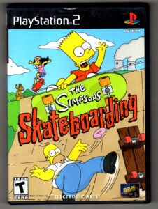 the simpson's skateboarding