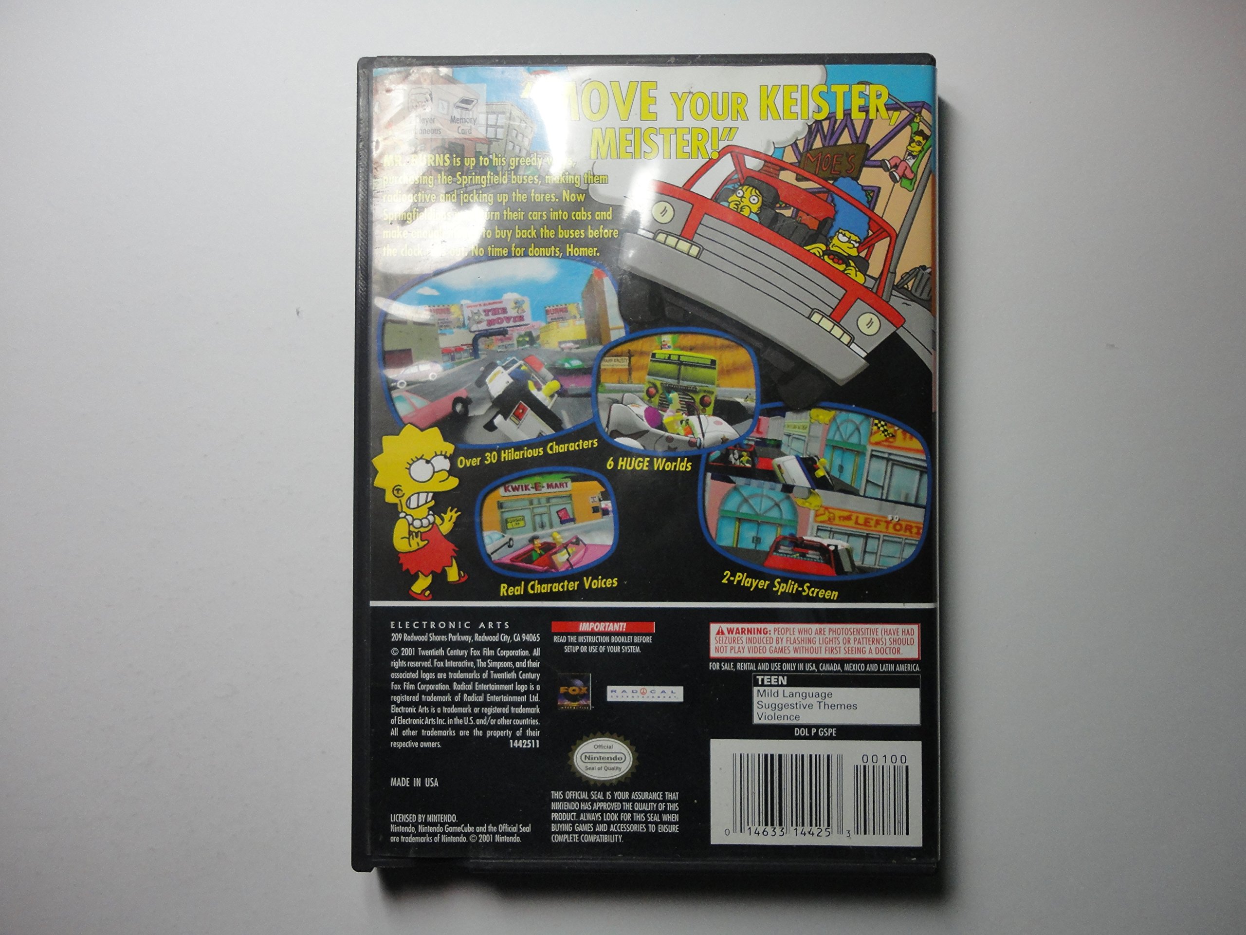 The Simpsons Road Rage - Gamecube