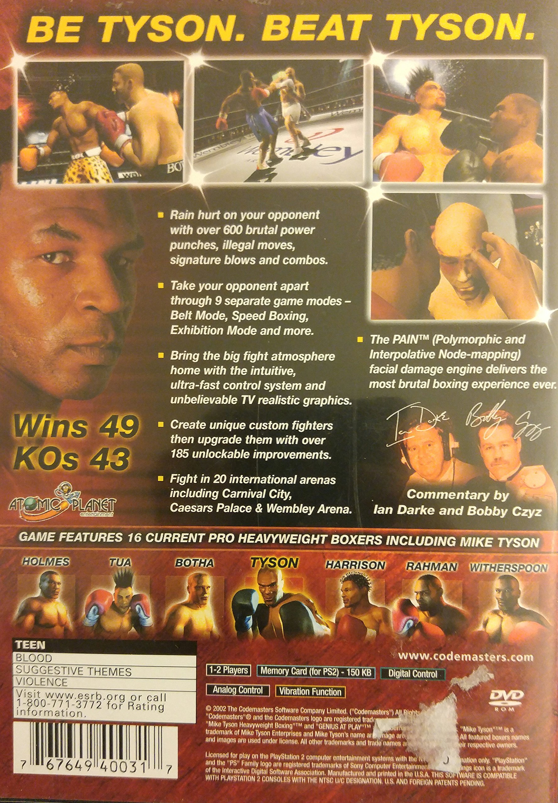 Mike Tyson Heavyweight Boxing - PlayStation 2