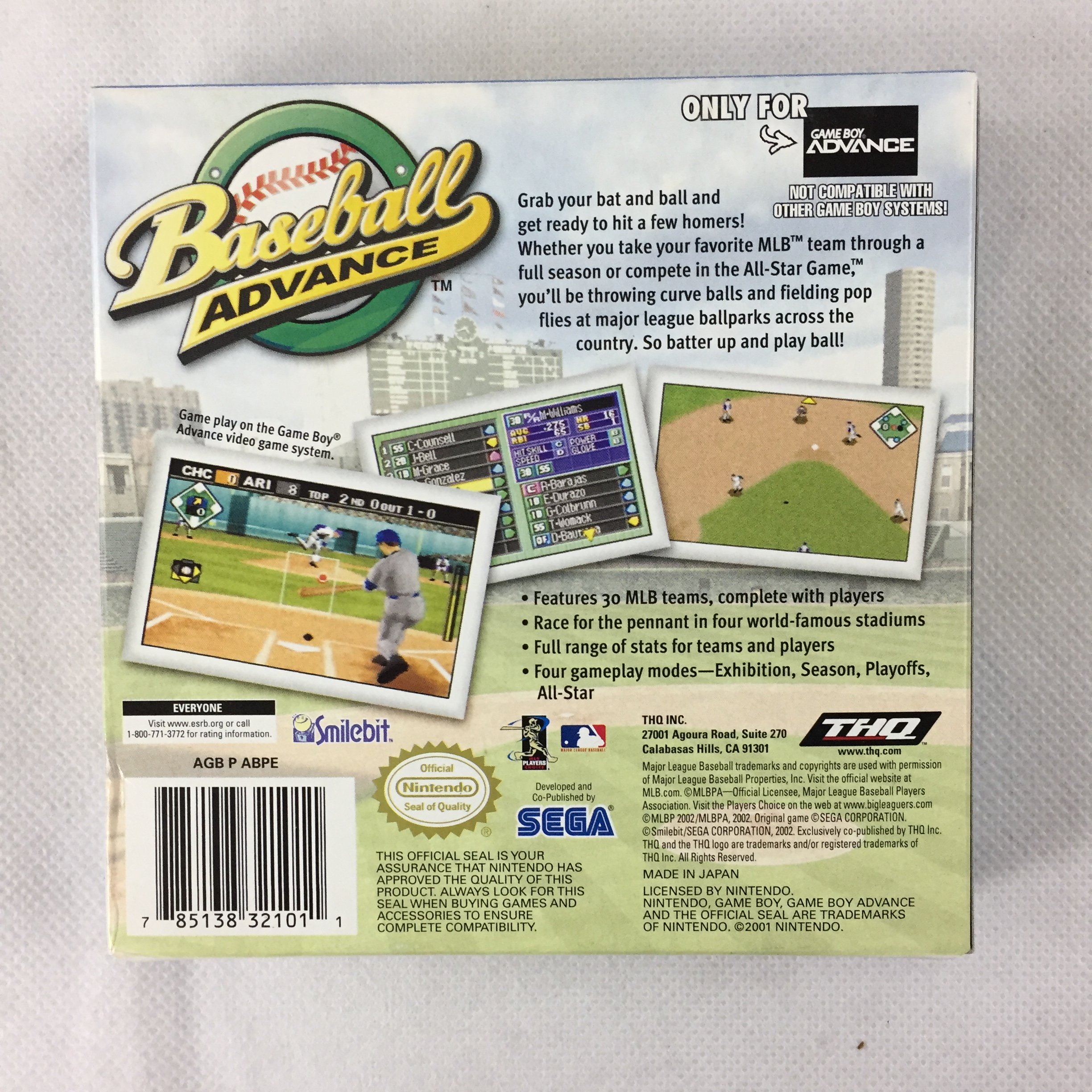 Baseball Advance - Game Boy Advance