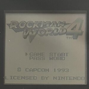 Rockman World 4 (Mega Man IV), Japanese Game Boy Japan Import