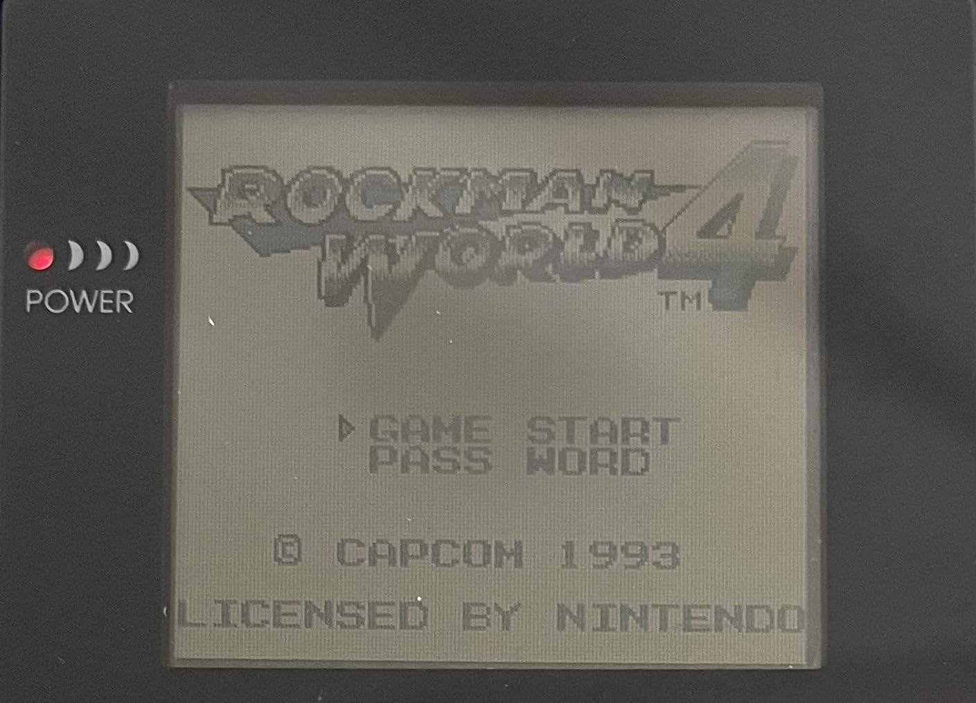 Rockman World 4 (Mega Man IV), Japanese Game Boy Japan Import