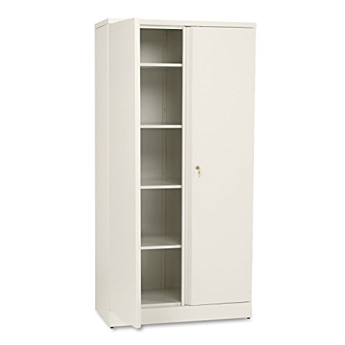 HON Metal Storage Cabinet 3 Shelves 36"W x 18"D x 42"H Putty