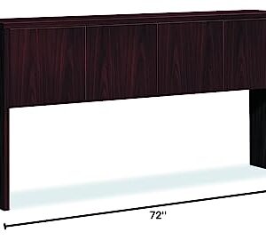 HON 10500 Series Stack-On Storage Unit, 72w X 14.63d X 37.13h, Mahogany