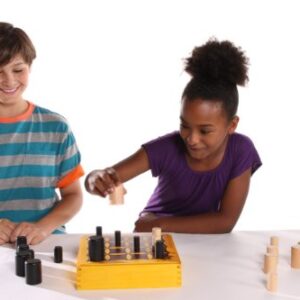 Gobblet! Abstract Strategy Board Game - Award Winning Kids or Adults Original All Wooden Board Game by Blue Orange Games - 2 Players for Ages 7 to 99 (Packaging May Vary)